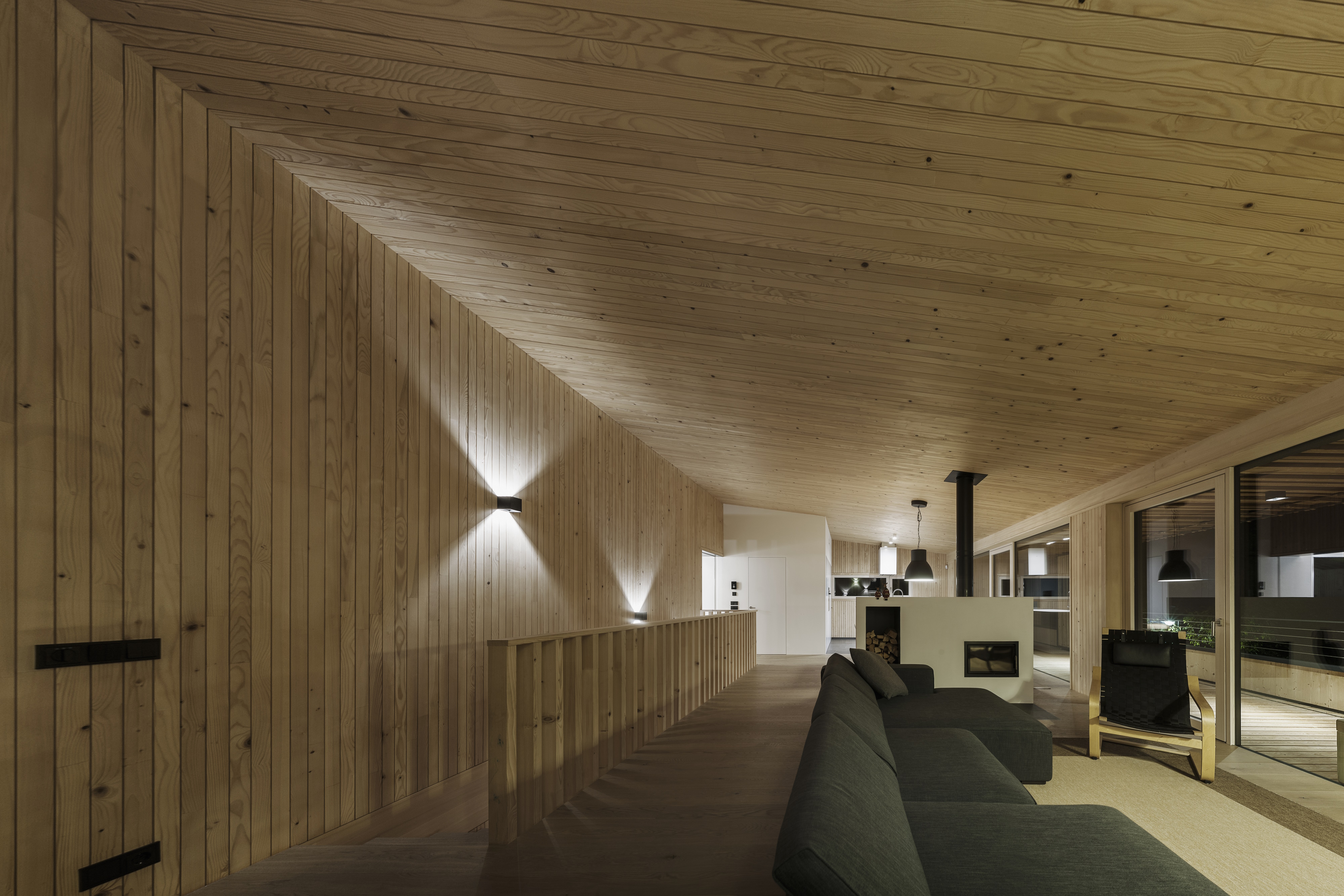 House made of untreated wood in the province of Trento • LignoAlp