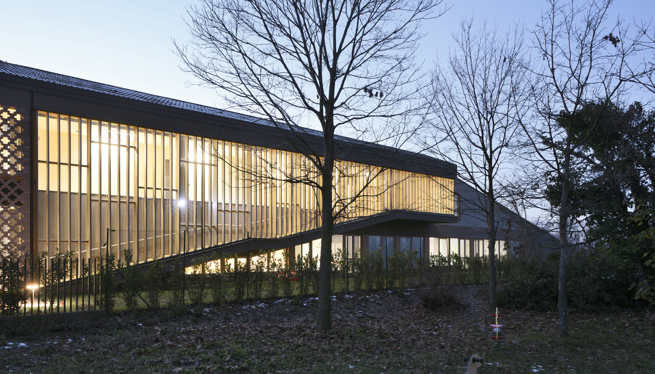 Multi-purpose wooden building in the province of Bergamo • LignoAlp